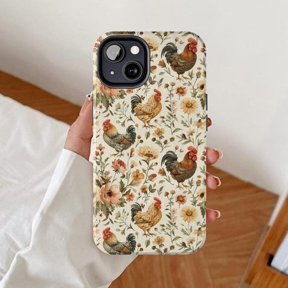 Chicken Rustic Farm Animal Rooster Bird Hen iPhone 11 12 13 14 15 16 17 ...