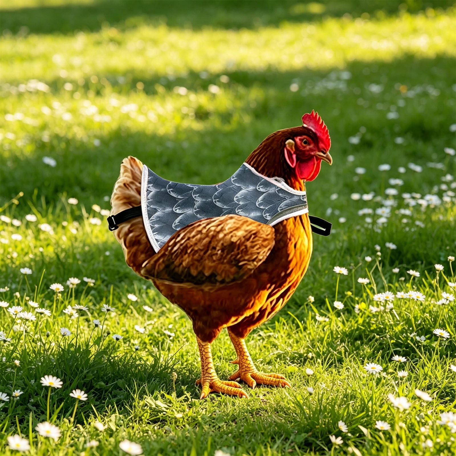 Chicken Saddle for Hens with Adjustable Straps, Waterproof Chicken ...