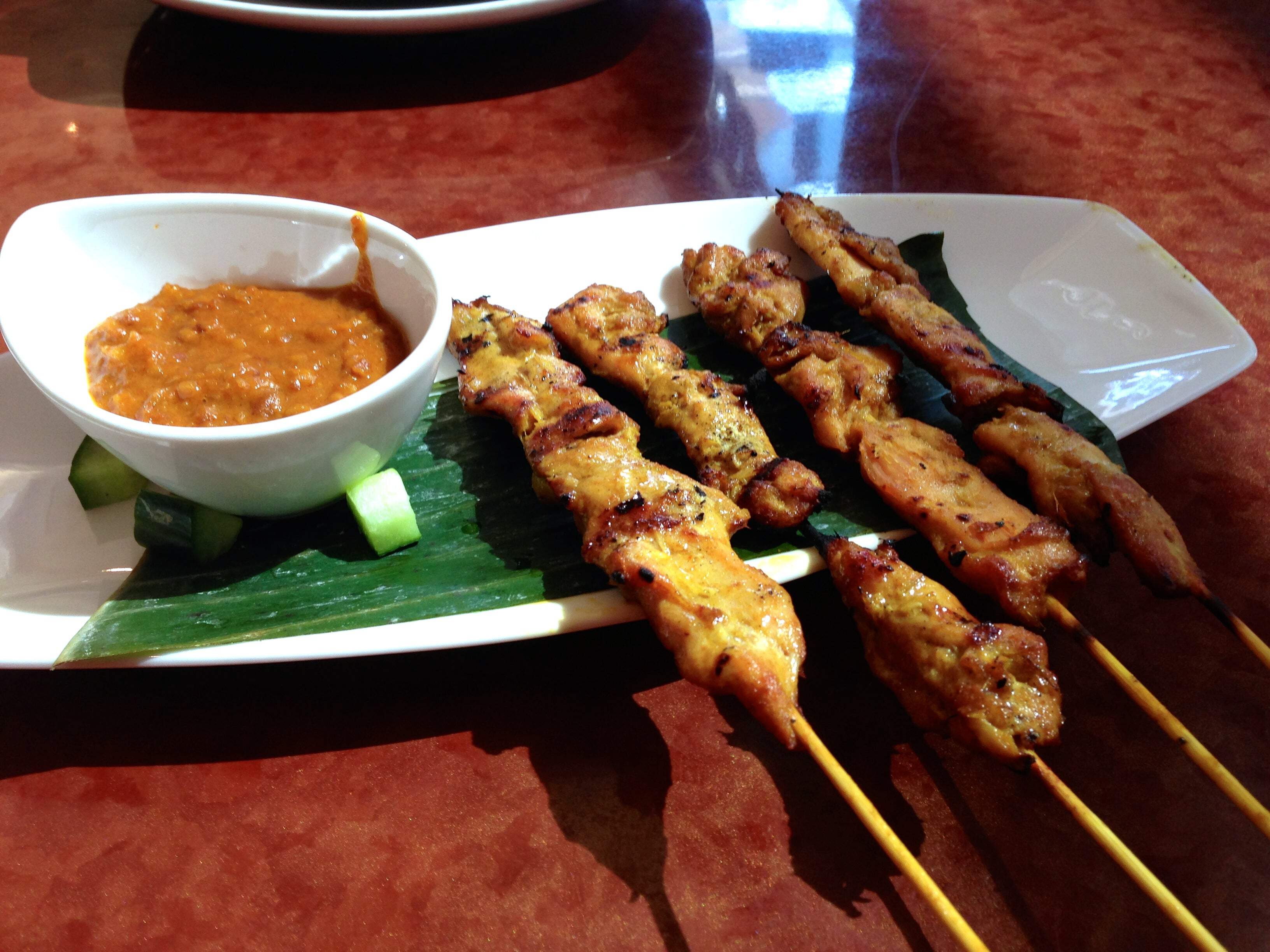 Chicken Satay Skewers Glossy Poster Picture Photo Print Banner ...