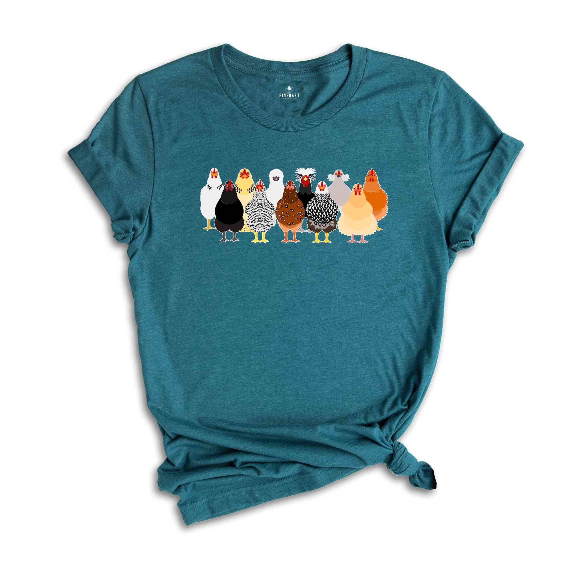 Chicken Shirt, Chicken Lover Tshirt, Women Chicken Gift Love Chickens ...