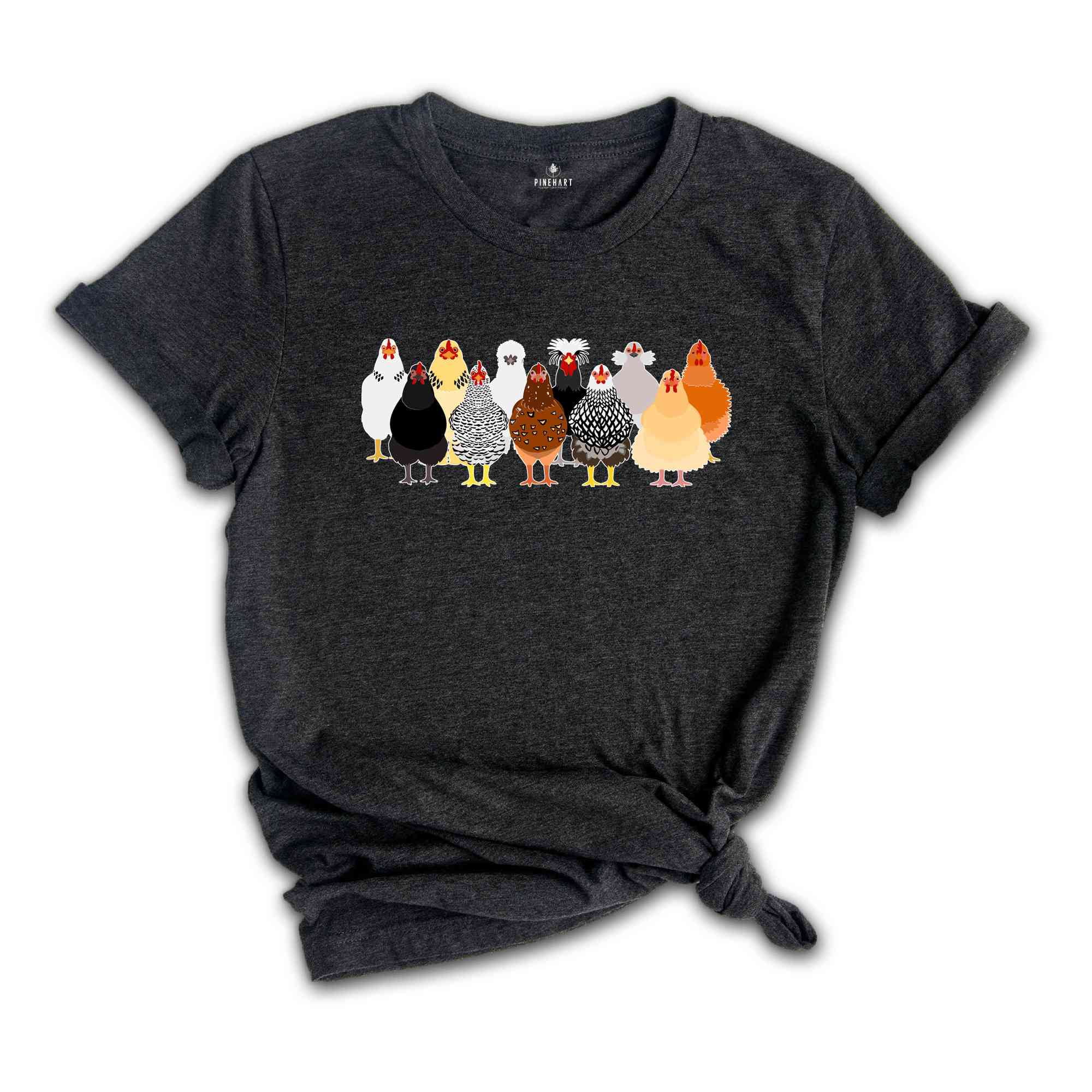 Chicken Shirt, Chicken Lover Tshirt, Women Chicken Gift Love Chickens ...