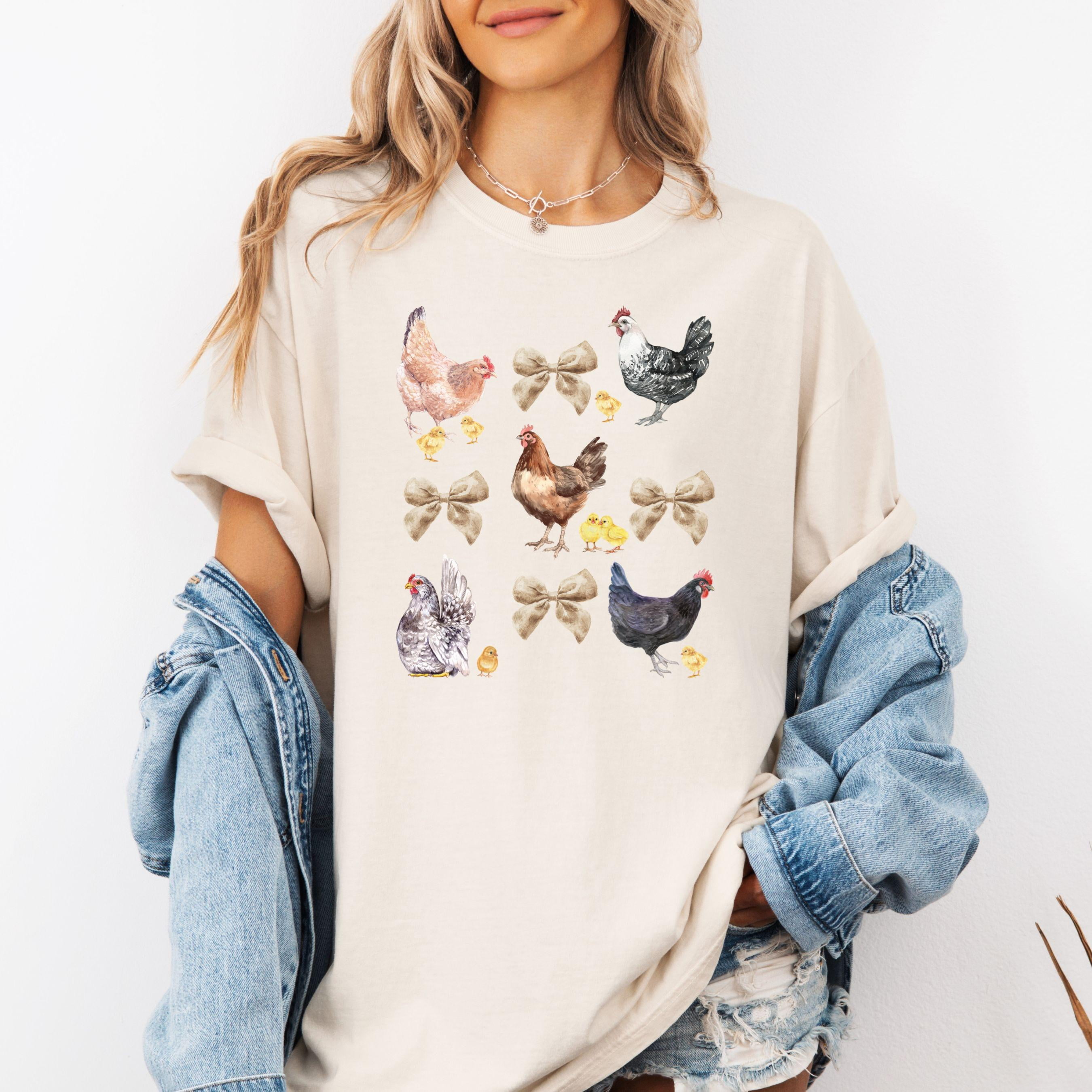 Chicken Shirt, Chicken Lovers Shirt, Farm Life Shirt, Funny Chicken ...