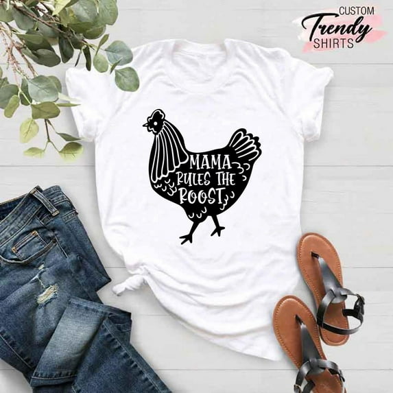 Chicken Shirt, Chicken Mama Shirt,Women Chicken Shirt,Chicken Lover ...