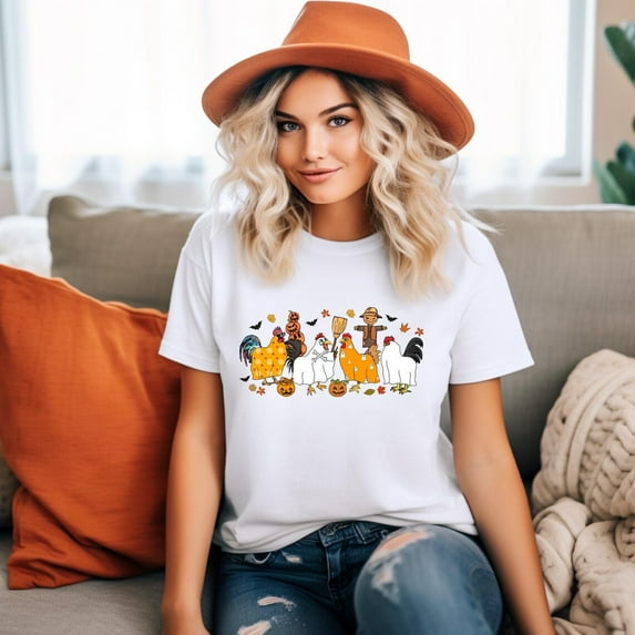 Chicken Shirt, Ghost Chicken Tee, Western , Chicken Lover Shirt ...