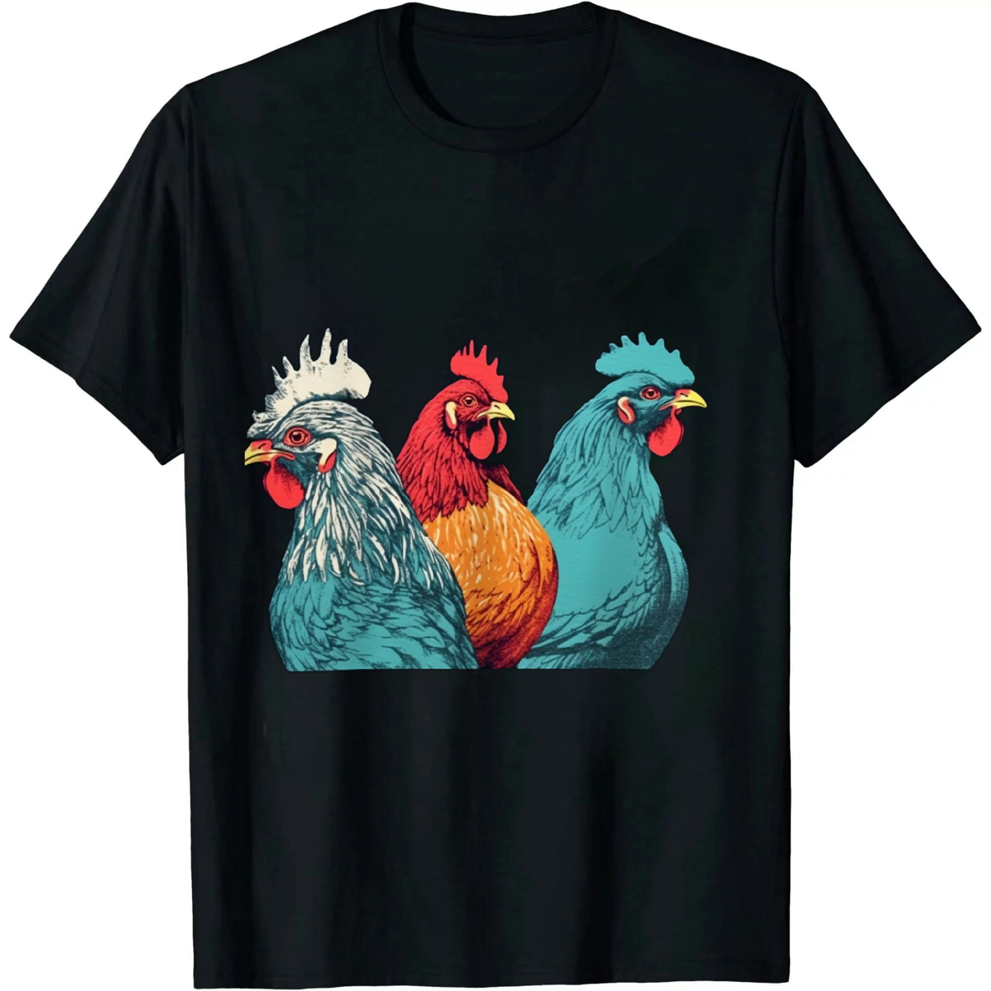 Chicken Shirt for Women Farm Tees Farm Girl T Shirt Funny Chicken ...