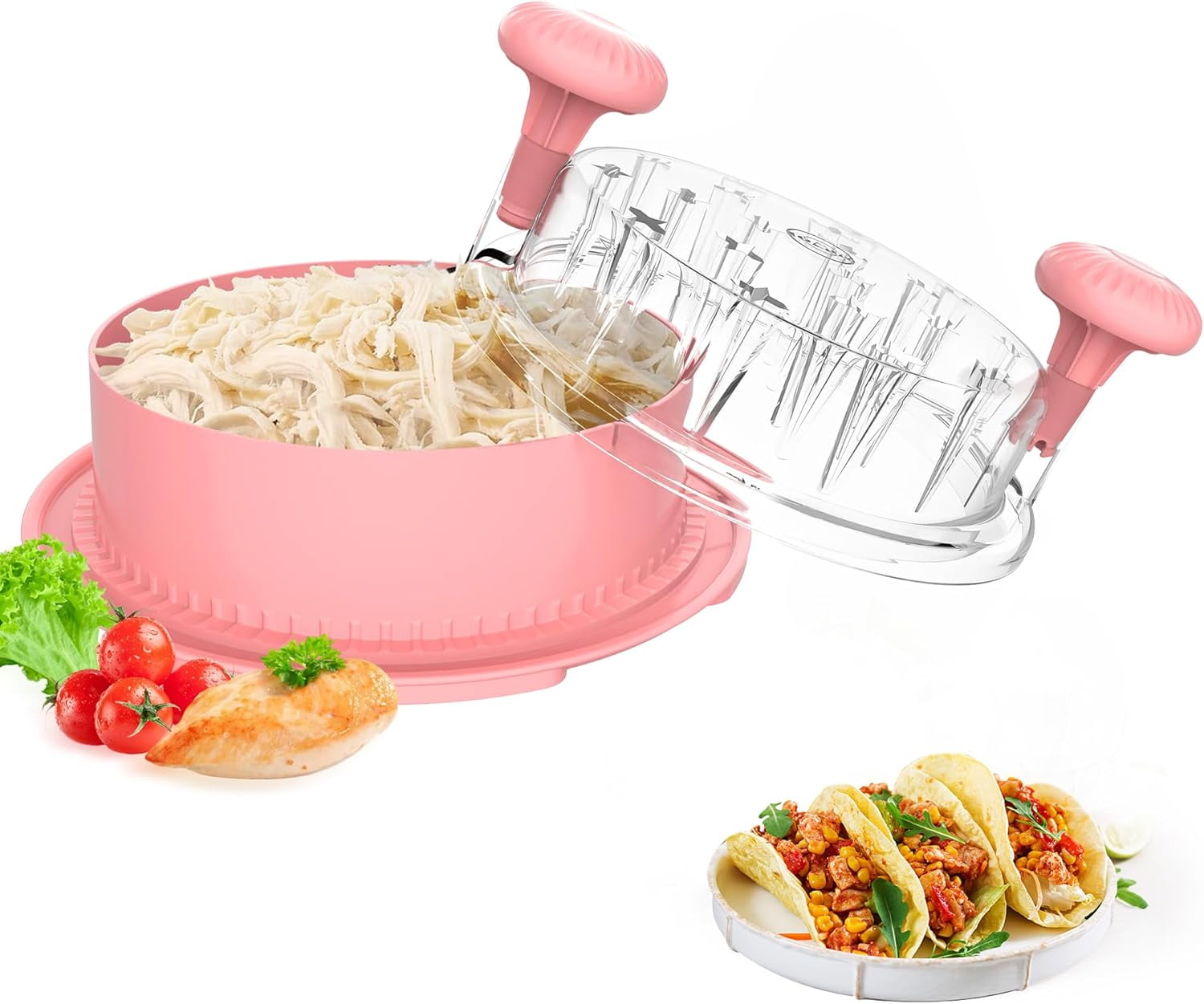 Chicken Shredder, 2025 Pro Chicken Breast Shredder Tool Twist Large ...