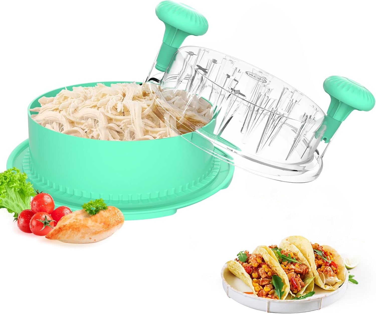 Chicken Shredder, 2025 Pro Chicken Breast Shredder Tool Twist Large ...