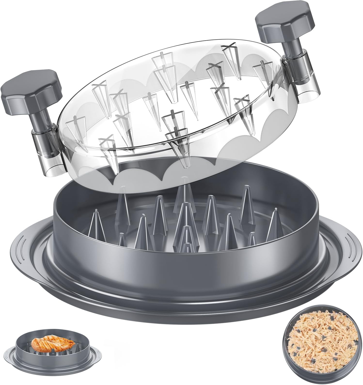 Chicken Shredder 8 , Chicken Breast Shredder Tool, Cooked Meat Shredder ...