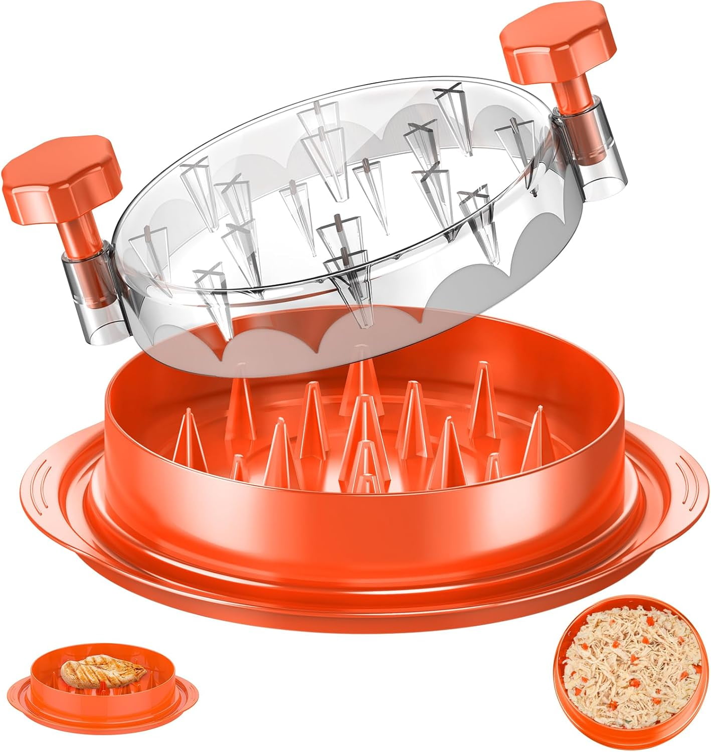 Chicken Shredder 8 Inches, Chicken Breast Shredder Tool, Cooked Meat ...