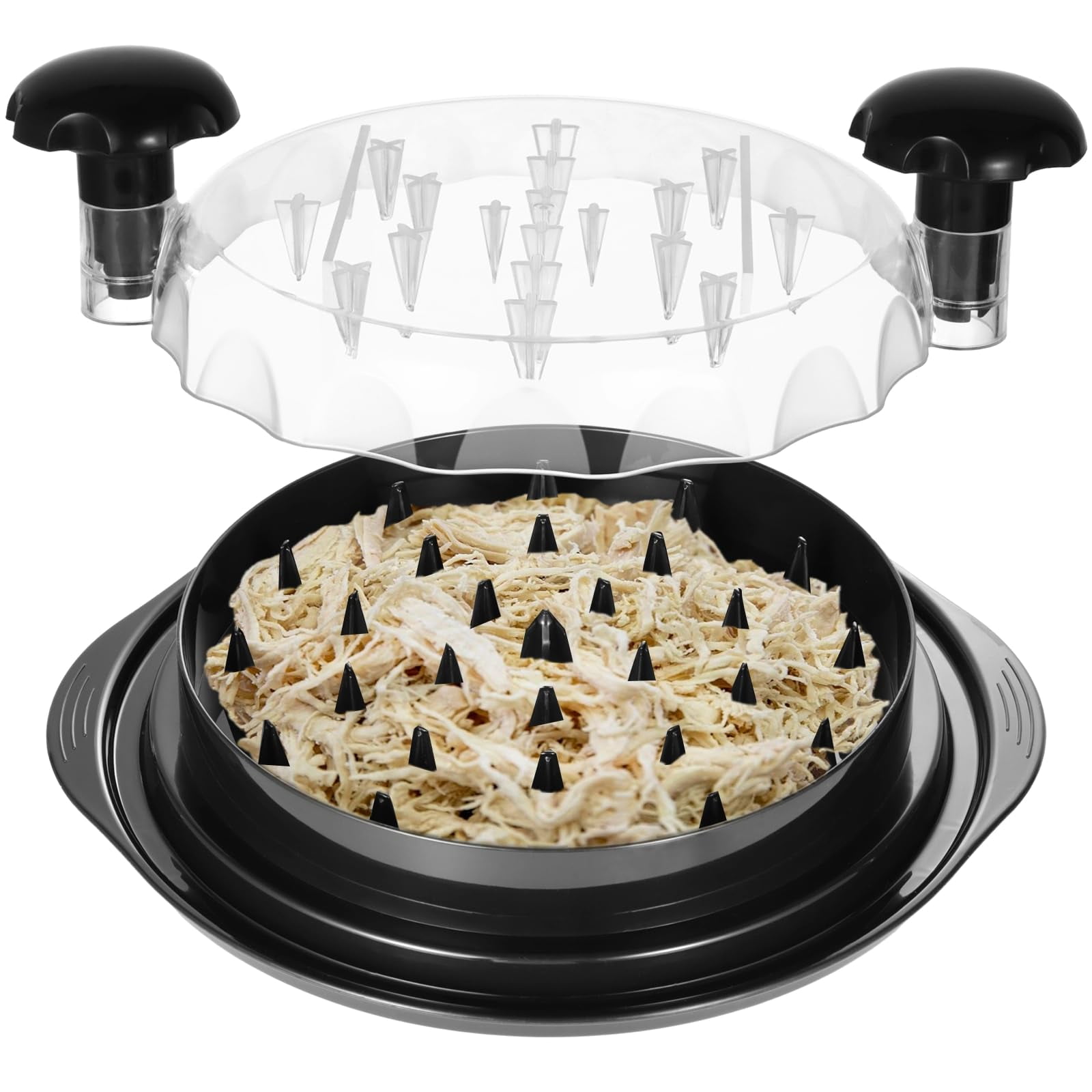 Chicken Shredder, Breast Shredding Tool with Transparent Cover ...