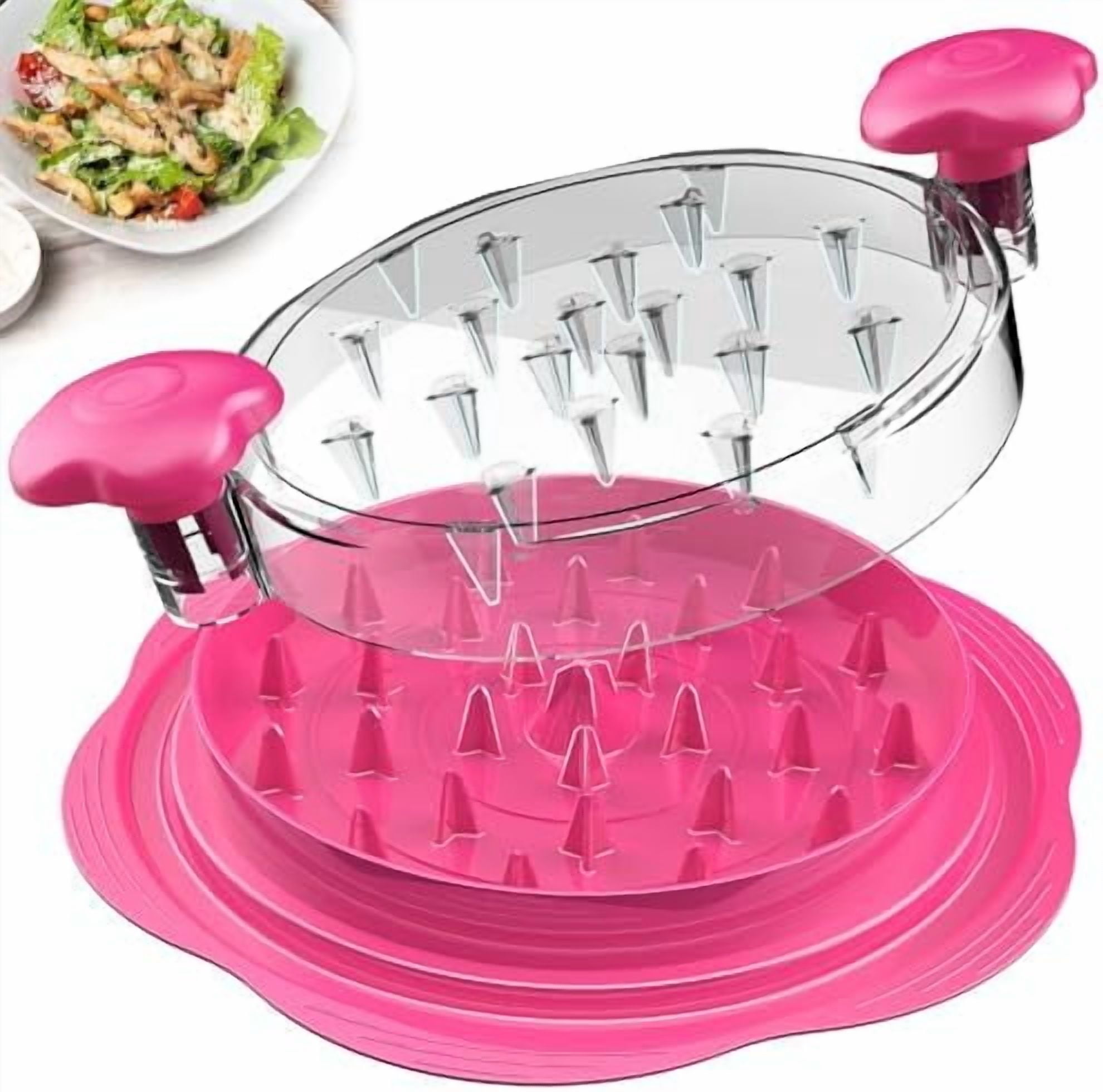 Chicken Shredder Large Chicken Breast Shredder Tool Twist with Brush ...