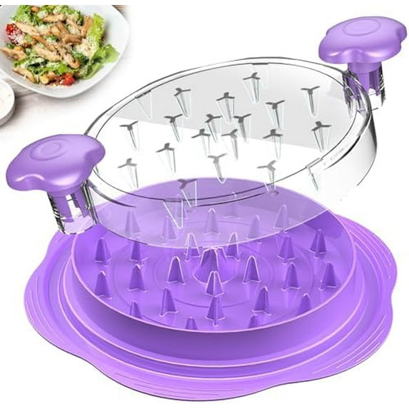 Chicken Shredder Large Chicken Breast Shredder Tool Twist with Brush ...