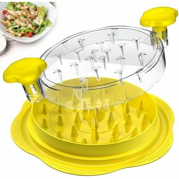 Chicken Shredder Large Chicken Breast Shredder Tool Twist with Brush ...