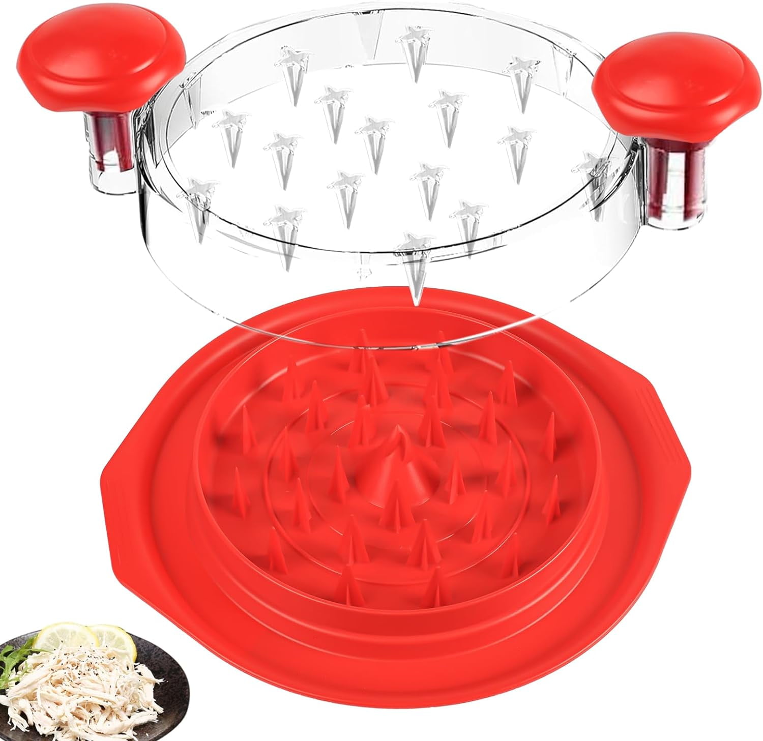 Chicken Shredder Large Chicken Breast Shredder Tool Twist With Cleaning ...