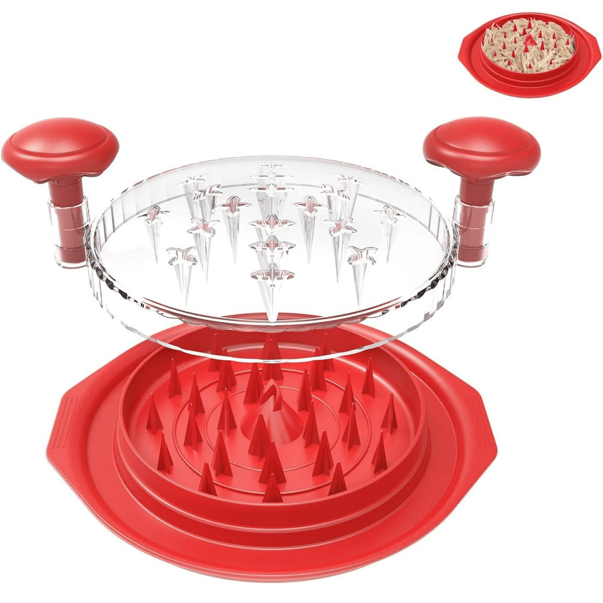 PandaTop Chicken Shredder,Large Chicken Shredder Tool Twist, Visible ...