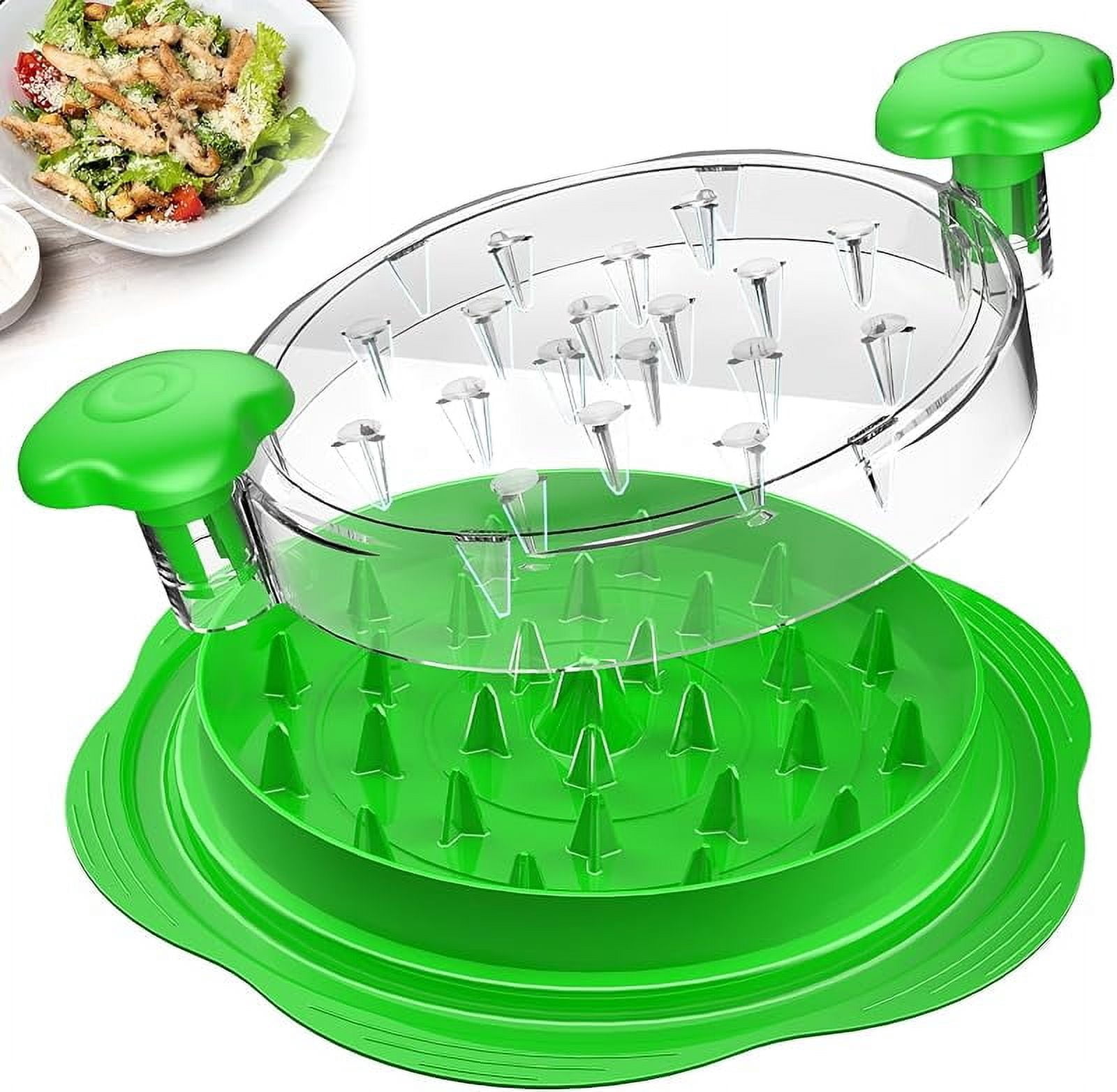 Chicken Shredder Tool with Brush & Fork – Large Visible Meat Shredder ...