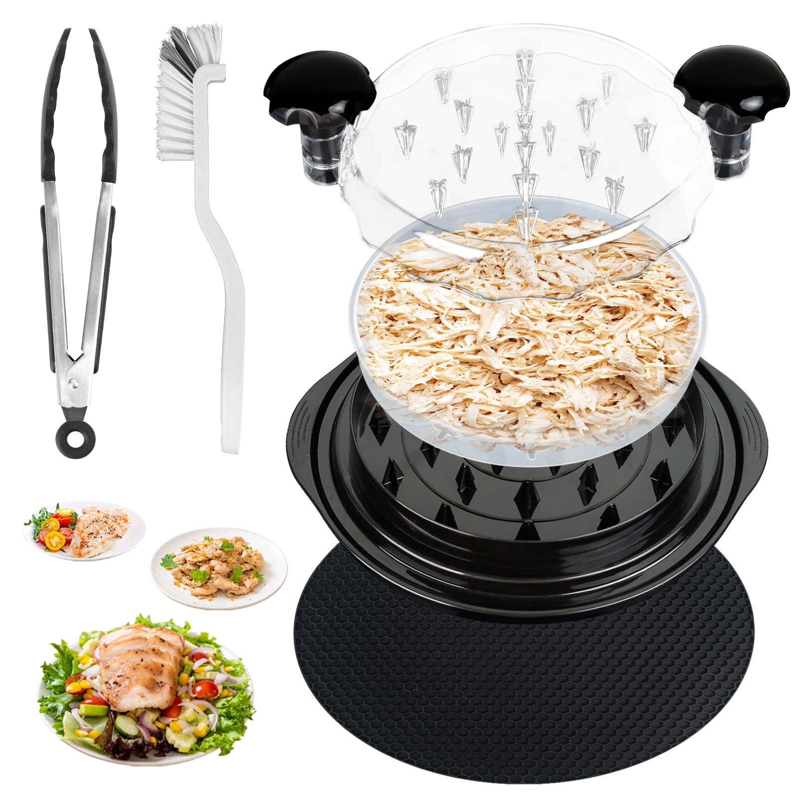 Chicken Shredder Tool Handheld Twist Meat Storming Shredder for Chicken ...