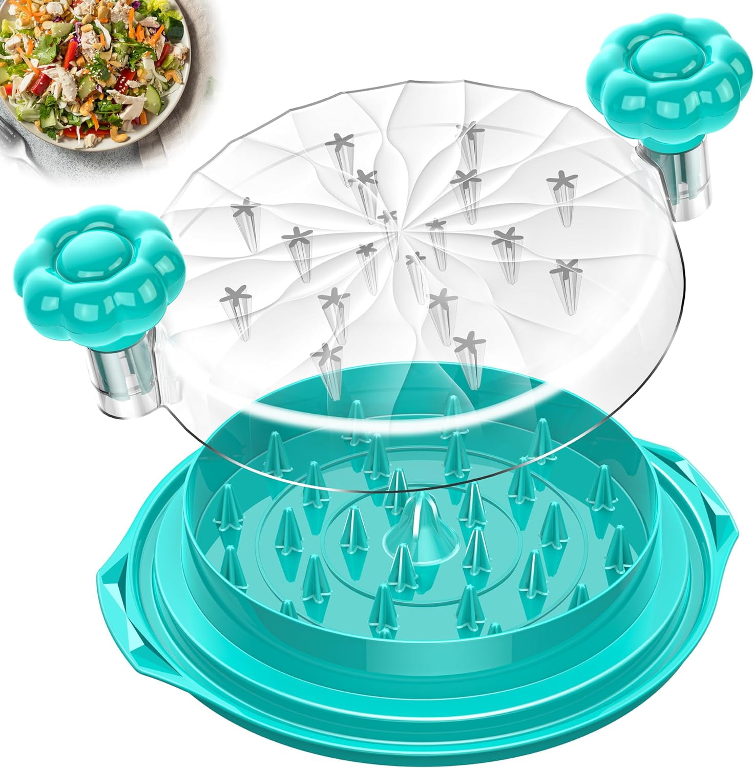 Chicken Shredder Tool Twist Large - 10'' Pro Meat Shredders for Chicken ...