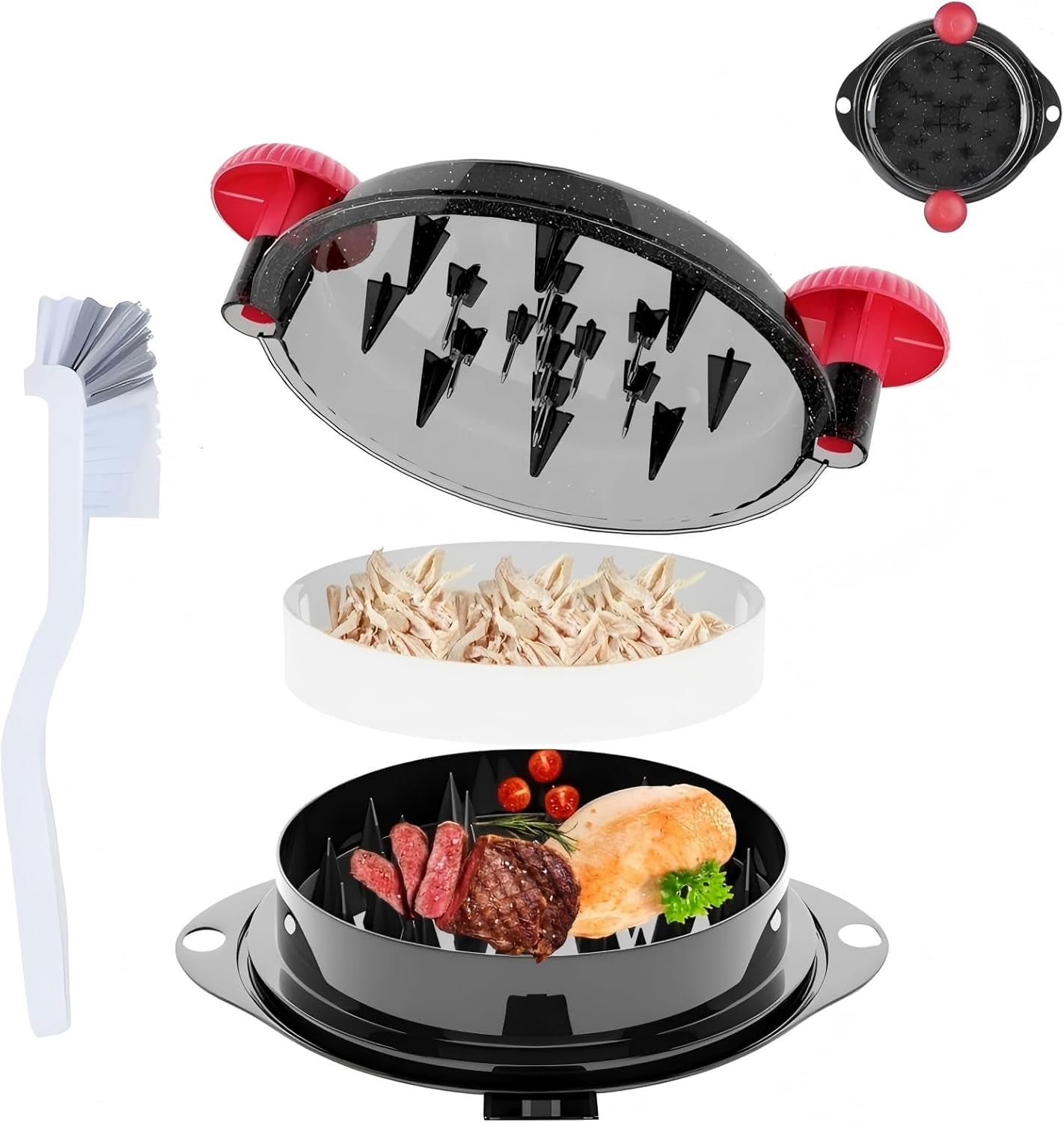 Chicken Shredder Tool Twist Large Chicken Breast Shredder Tool-Meat ...