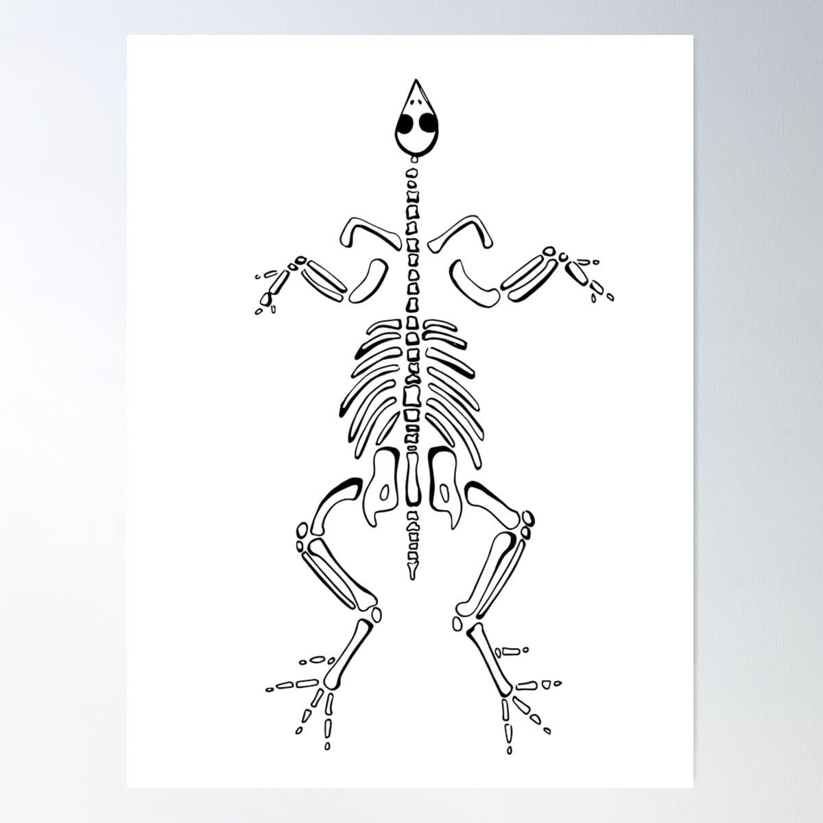 Chicken Skeleton Drawing, Line Art, Adult Coloring Page, Digital Art ...