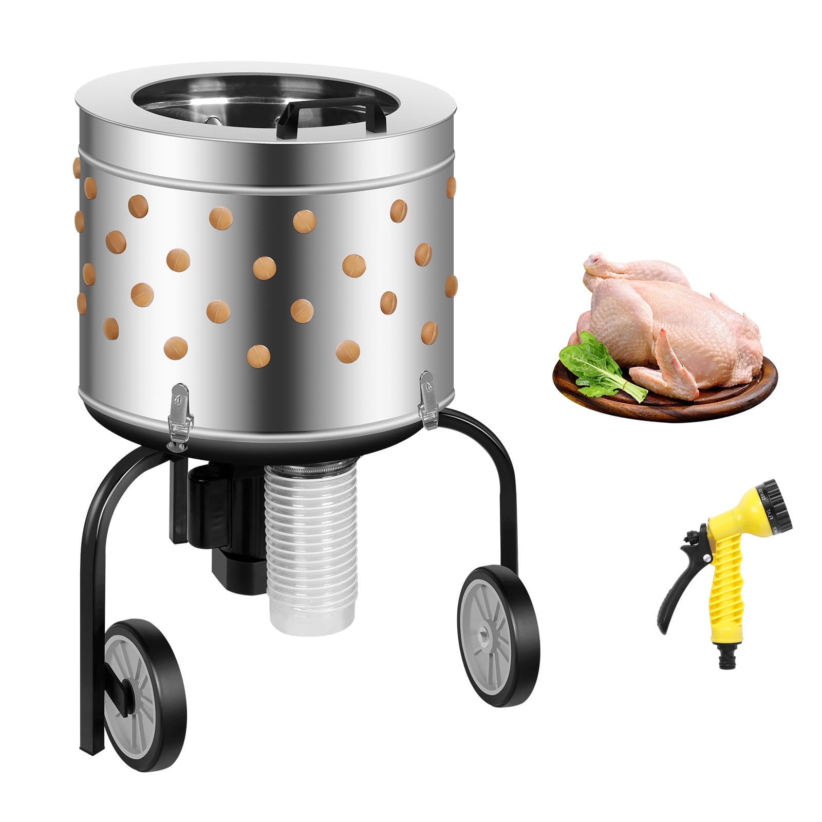 Chicken Skinning Machine, Stainless Steel Body, Hygienic Drain System ...