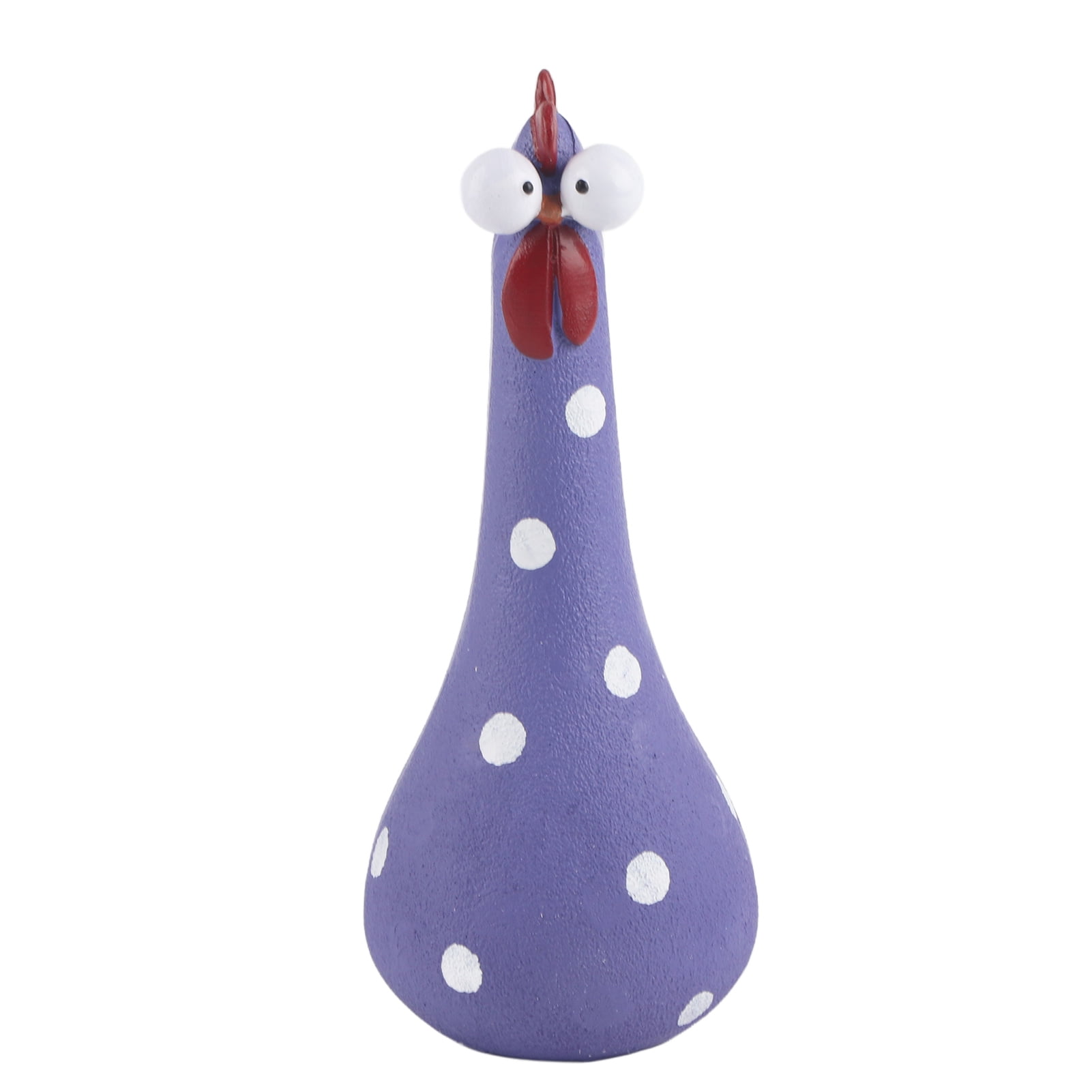 Chicken Statue Long Neck Microlandschaft Hand Crafted Resin Animal ...