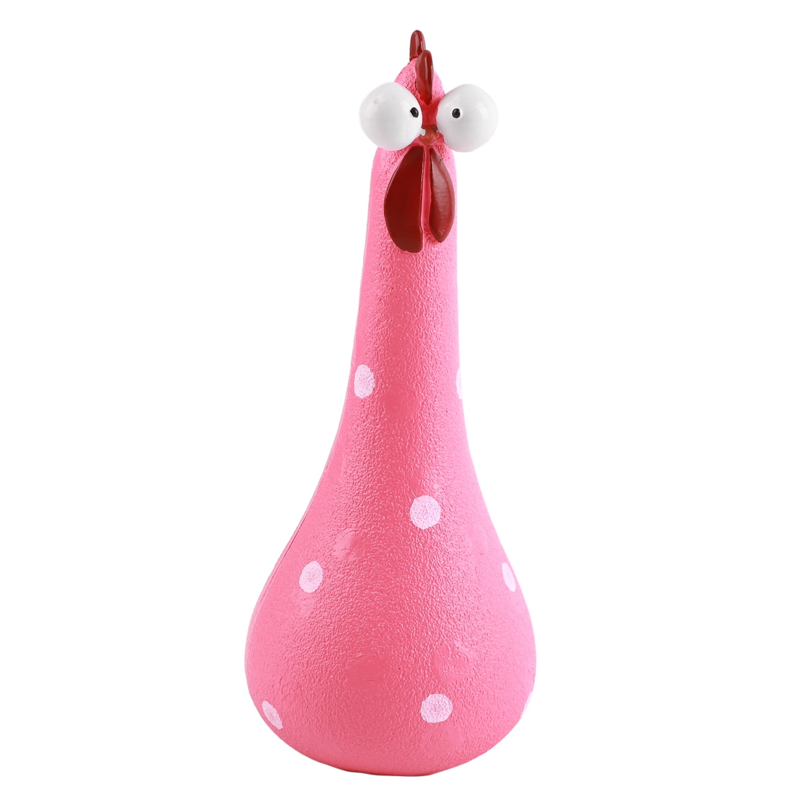 Chicken Statue Long Neck Microlandschaft Hand Crafted Resin Animal ...