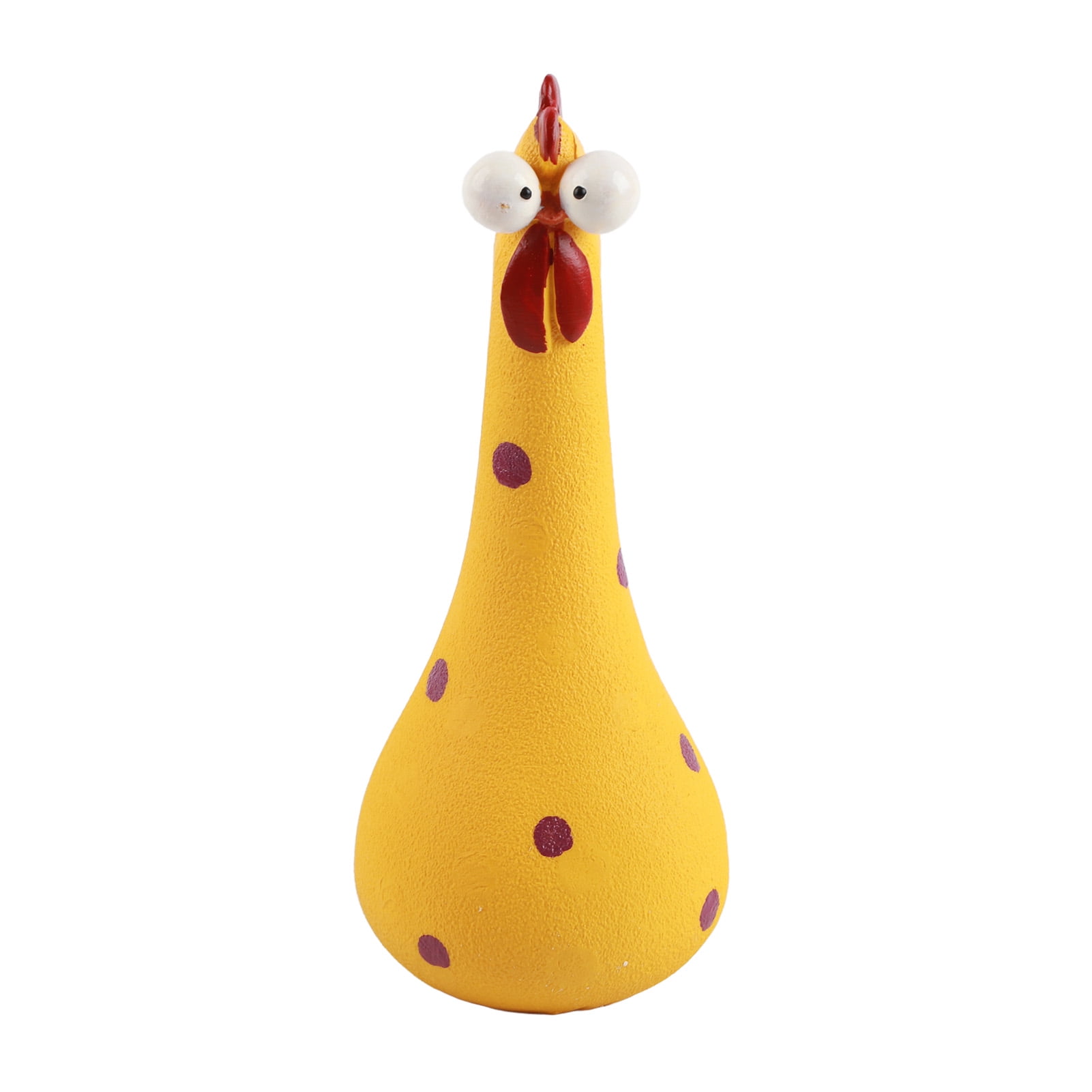 Chicken Statue Long Neck Microlandschaft Hand Crafted Resin Animal ...