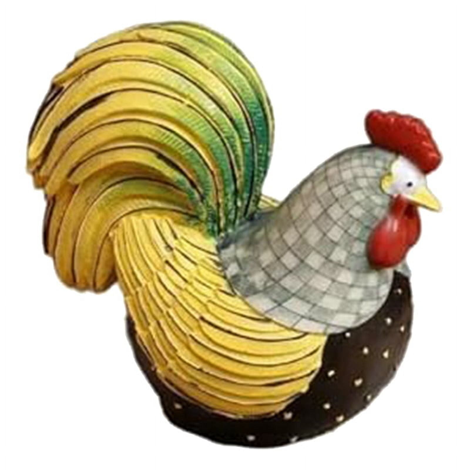 Chicken Statue, Resin Rooster Statue, Cute Animal Sculpture Decoration ...