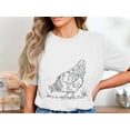 Chicken T-Shirt, Farm Animal Tee, Hen Design, Poultry Lover Gift, Line ...