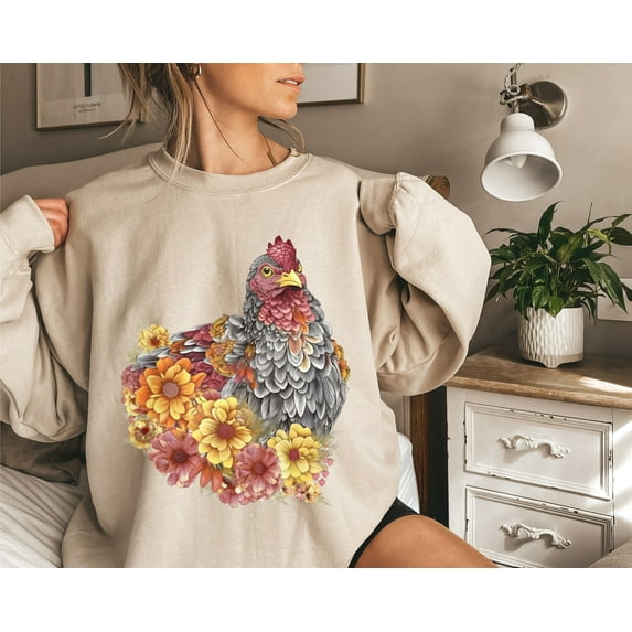 Chicken T-Shirt Love Chickens Tee Chicken Gifts Womens Aesthetic ...