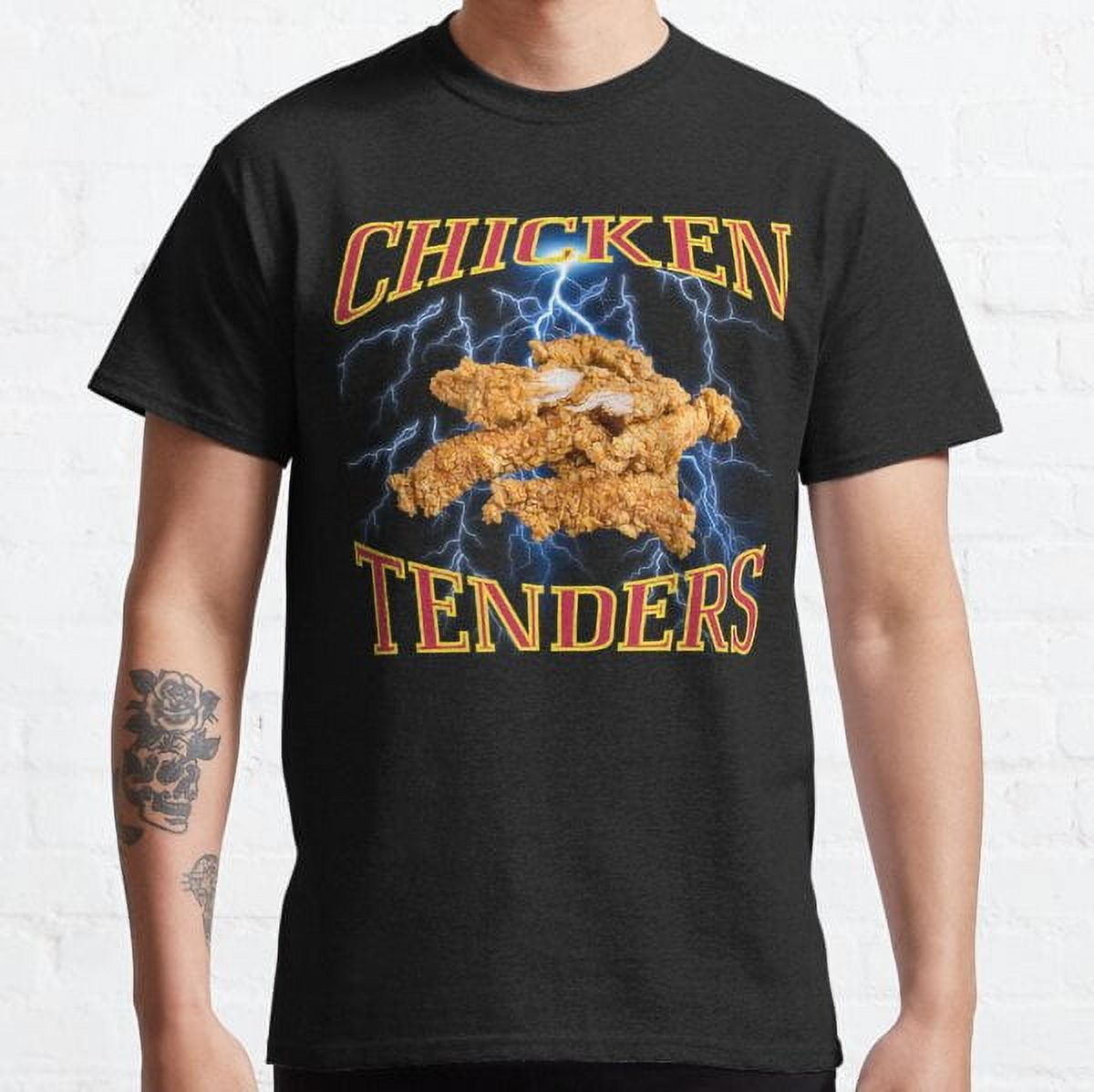 Chicken Tenders,Funny Heavy Metal, Rap Bootleg Style Retro Chicken ...