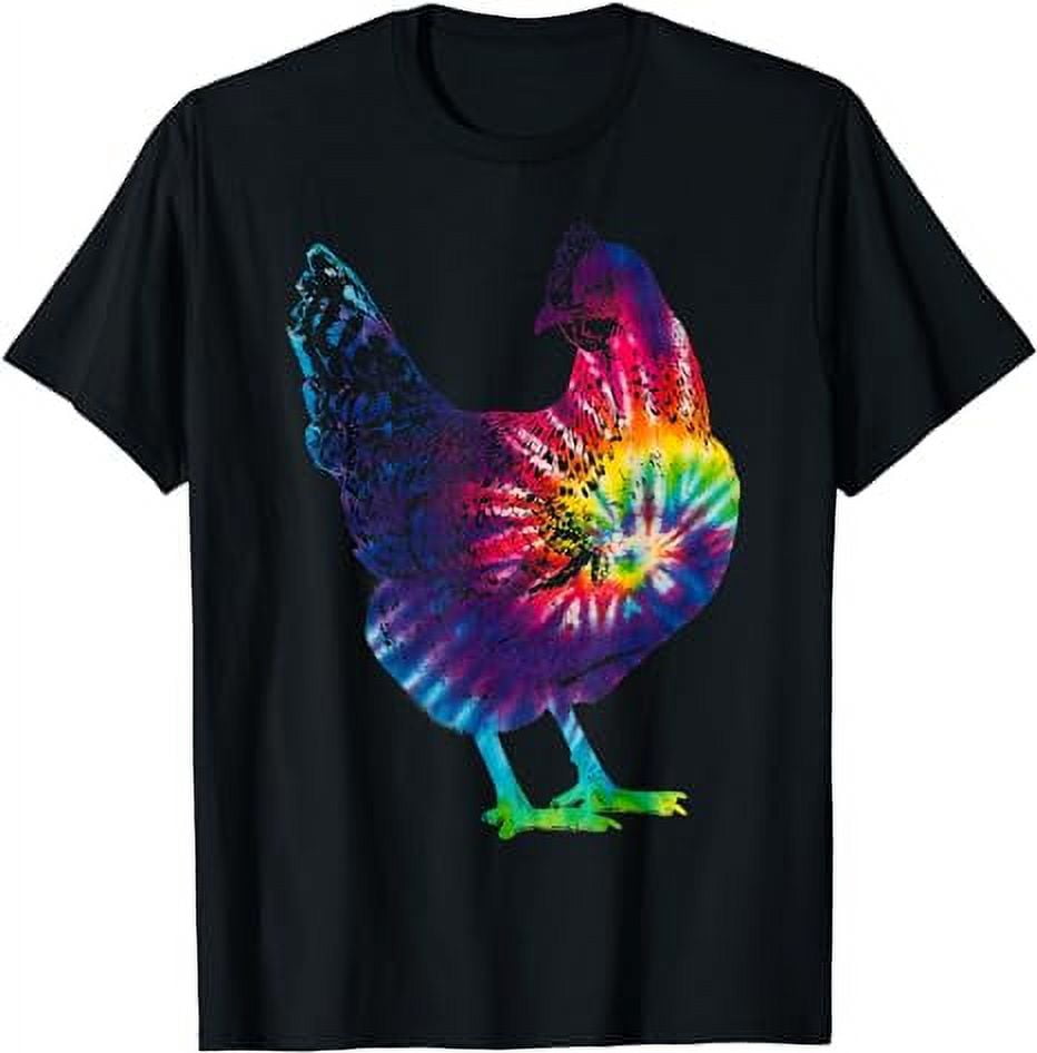 Chicken Tie Dye Hippie Funny Chicken Gifts Chicken Pajamas T-Shirt ...