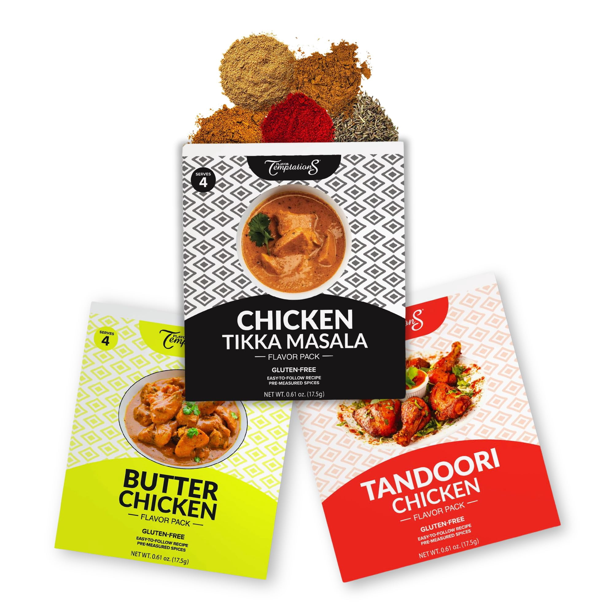 Chicken Tikka MQH2 Masala, Butter Chicken Makhani, Tandoori Chicken ...