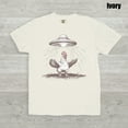 Chicken UFO shirt, Funny Alien Chicken Tee, Outer Space Shirt, Farm ...