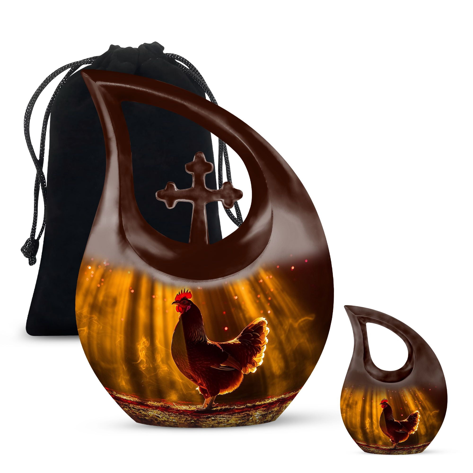 Chicken Urn - Urn For Ashes Adult Male - Decorative Urns For Ashes ...