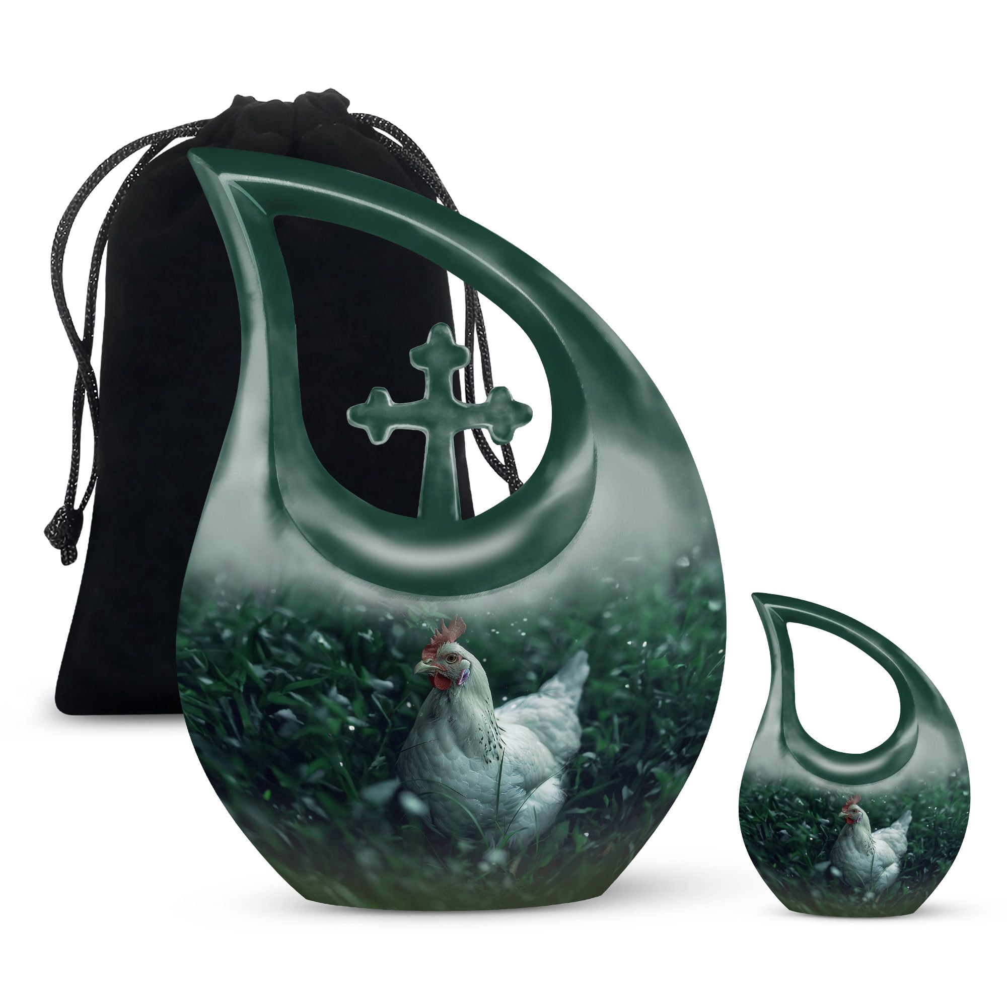 Chicken Urn - Urns For Human Ashes Adult Female - Mini Cremation Urns ...
