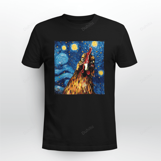 Chicken Van Gogh Starry Night Style Design - Walmart.com