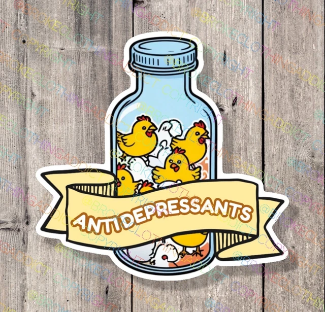 Chicken Vinyl Laptop Sticker Water Bottle Sticker Hard Hat Decalkindle ...