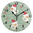 Chicken Wall Clock 10in Round Artistic Oil Painting Home Decor Desk ...