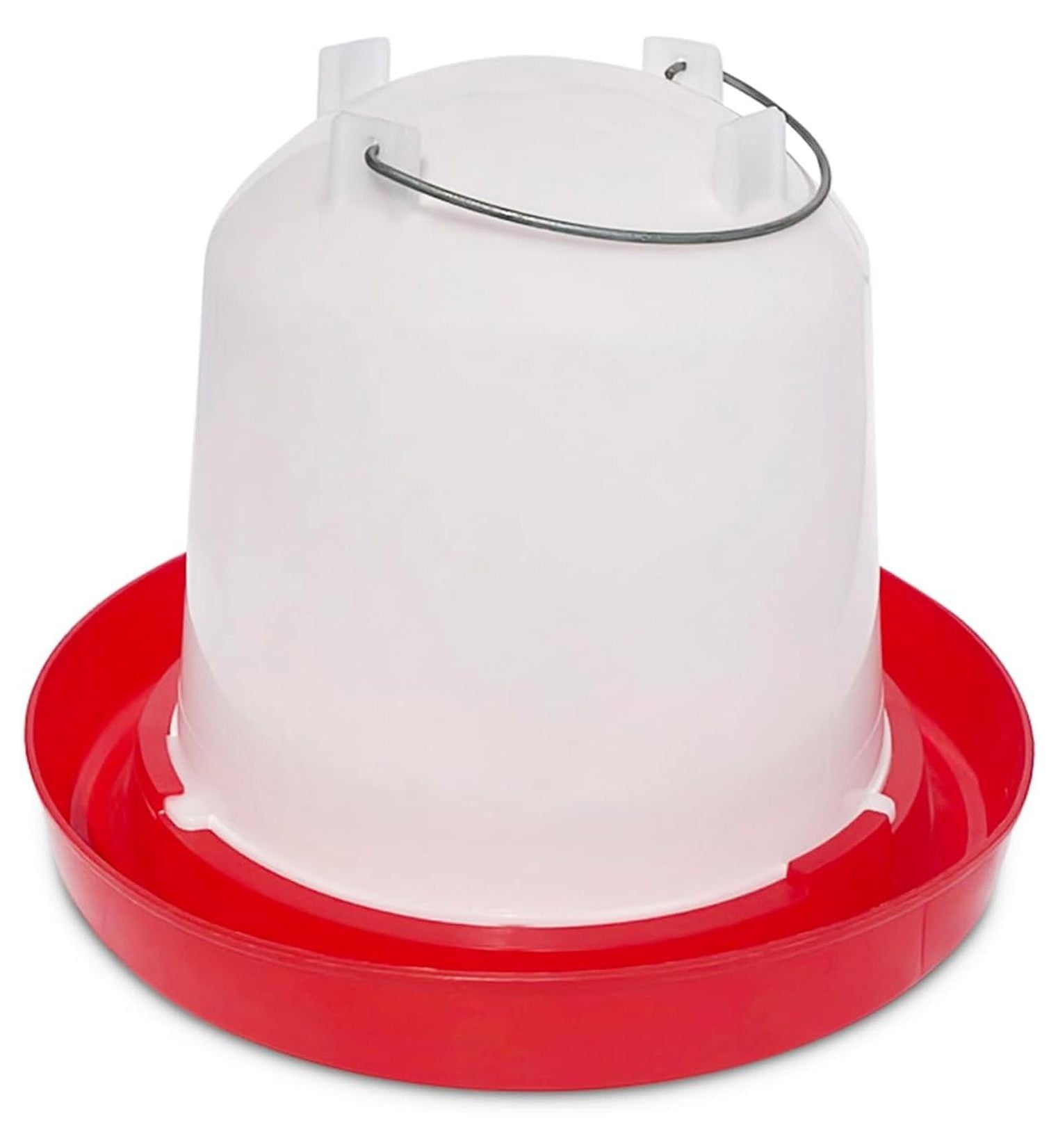 Chicken Waterer 1.5-Gallon Metal Handle Poultry Drinker | Large ...
