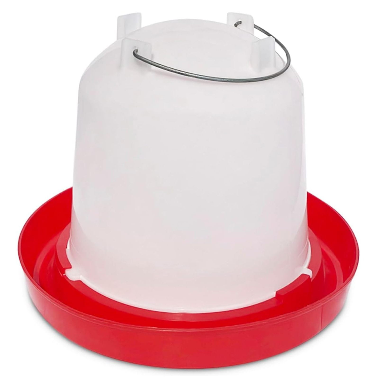 Chicken Waterer 1.5-Gallon Metal Handle Poultry Drinker | Large ...