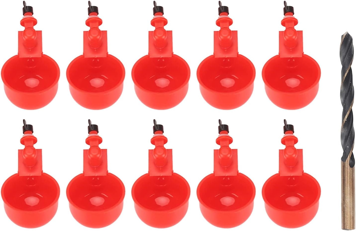Chicken Waterer, Chicken Water Cups Chicken Water Feeder DIY Automatic ...