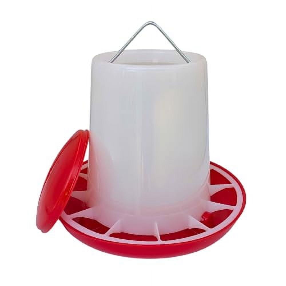 Chicken Waterer and Feeder Set | 3/4 Gallon Poultry Drinker and 5 Pound ...