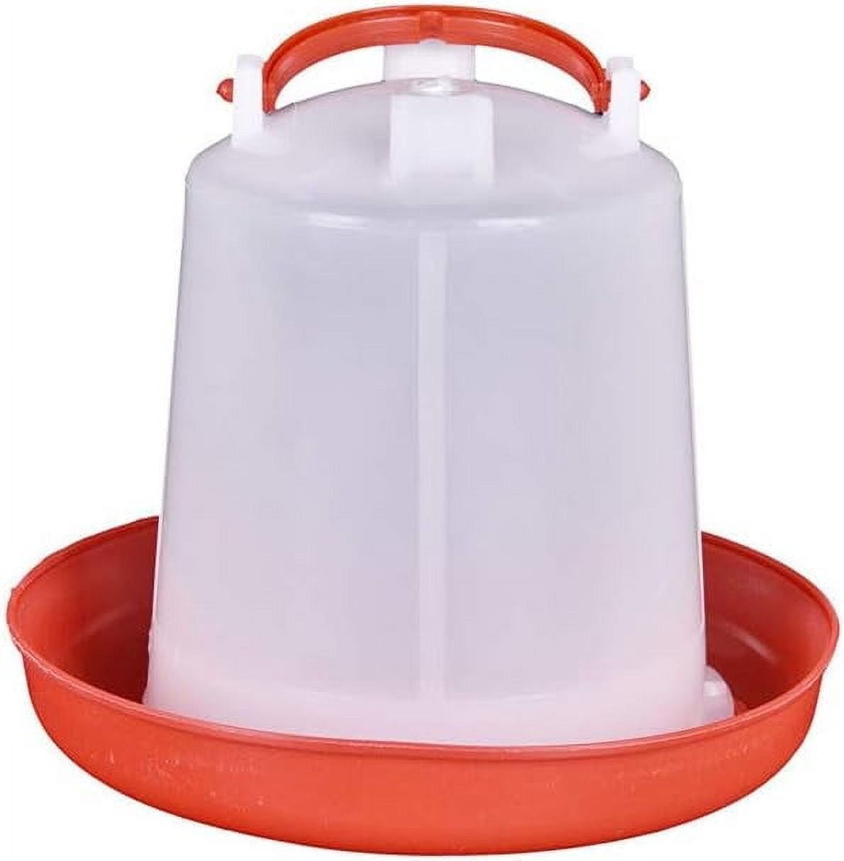 Plastic Poultry Drinker, Semi-Transparent For Monitoring Water Levels ...