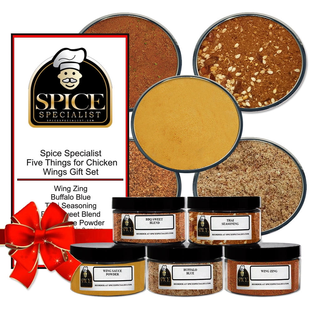 Chicken Wing Seasoning Goft Set - 5 Seasonings Included - Weight Varies ...