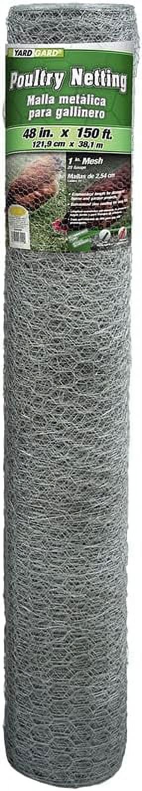 Chicken Wire 1 Inch Mesh 72 Inch X 150 Foot 20 Gauge Galvanized Steel ...