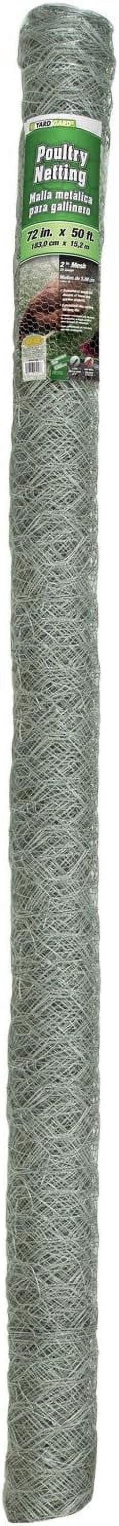 Chicken Wire 2 Inch Mesh 72 Inch X 50 Foot 20 Gauge Galvanized Steel ...