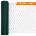 Chicken Wire Fencing Anti-Rust Galvanized MeshHexagonal 48 in. x 100 ft ...
