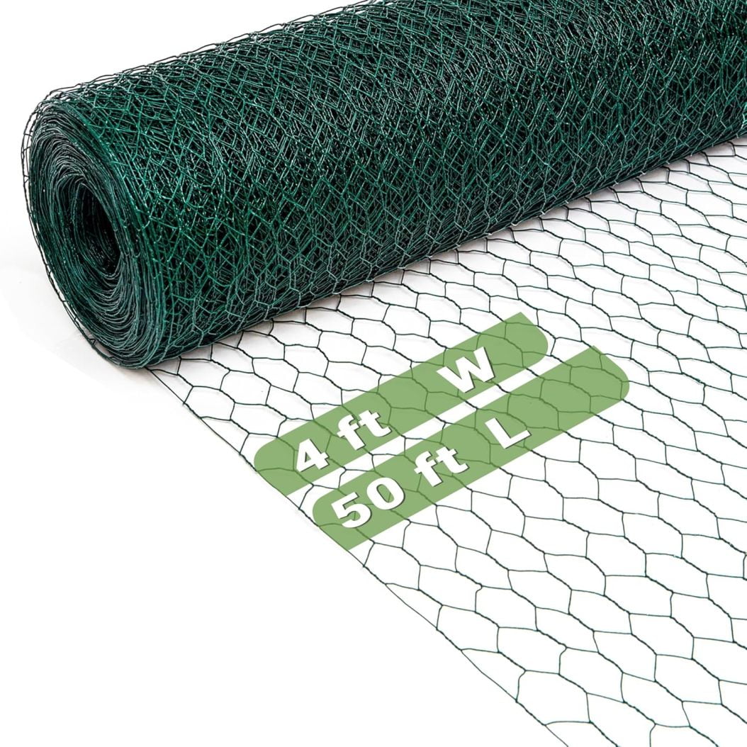 Chicken Wire Fencing Mesh, Galvanized Hexagonal Floral Chicken Wire ...